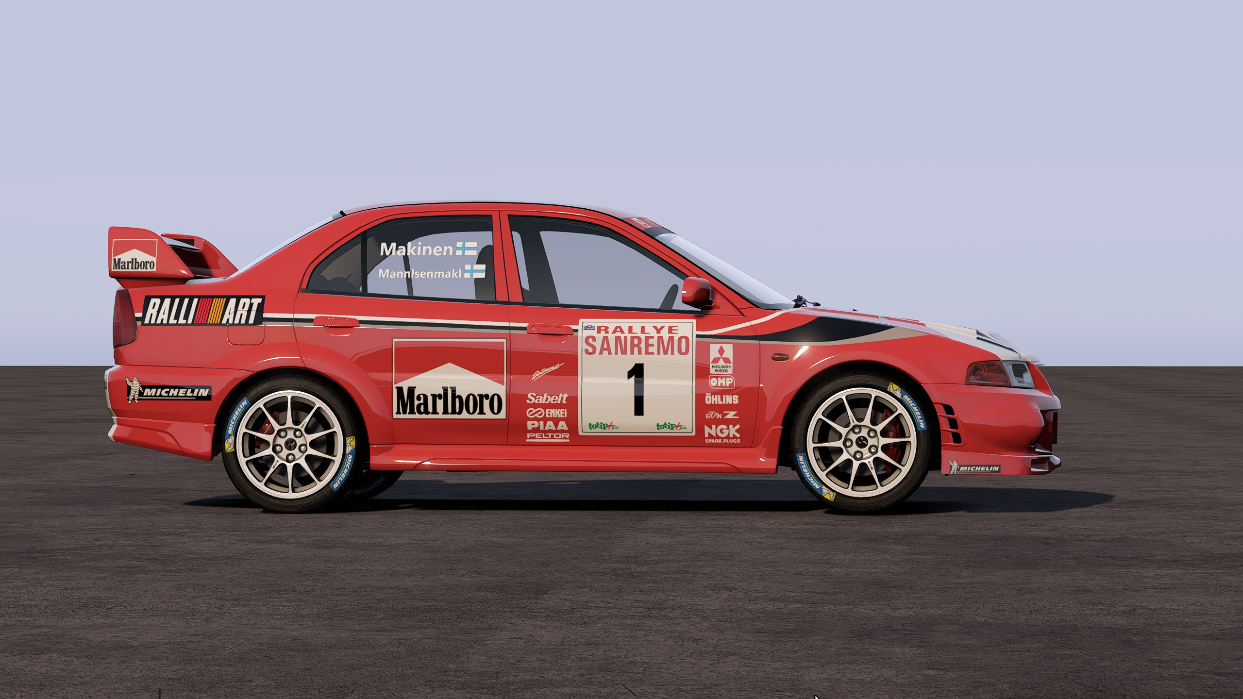 [mitsubishi Lancer Evo Vi]wrc Marlboro Livery Gta5